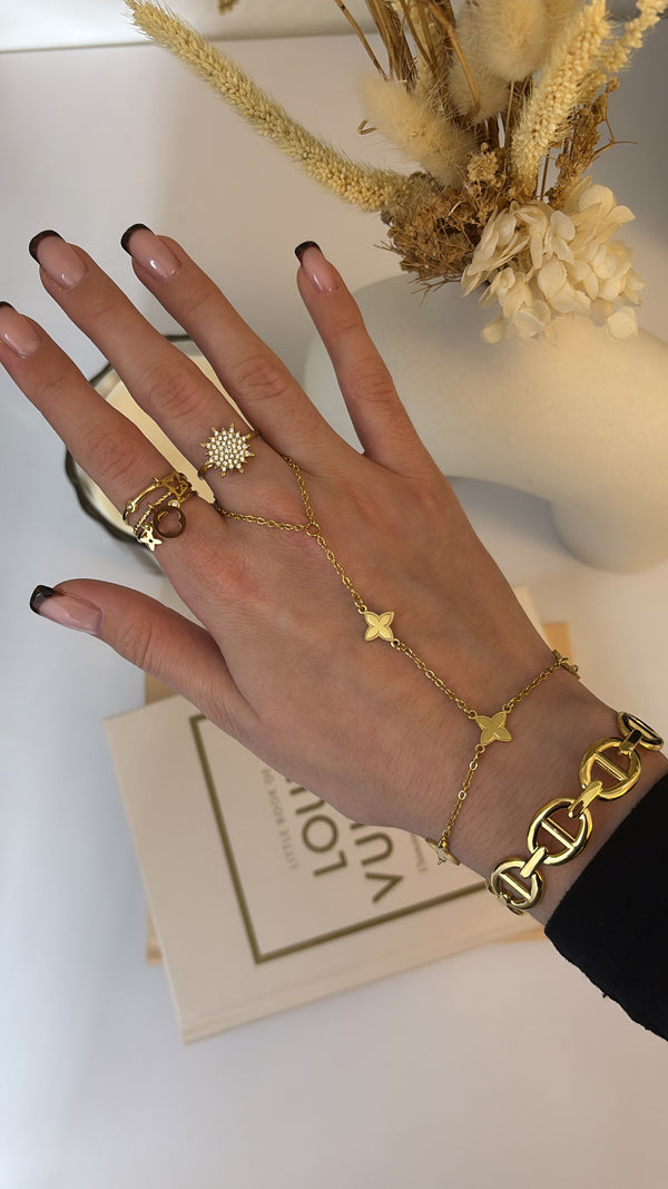 Chaîne de main Bella Gold – Star Of Jewelry